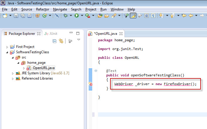Start Selenium Webdriver Test Script On Your Own Selenium Tutorial Software Testing Class