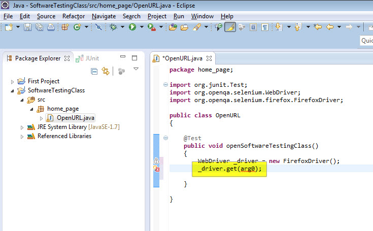 Start Selenium Webdriver Test Script On Your Own Selenium Tutorial Software Testing Class