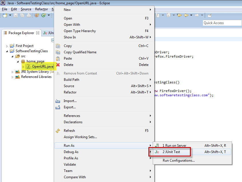 Start Selenium Webdriver Test Script On Your Own Selenium Tutorial Software Testing Class