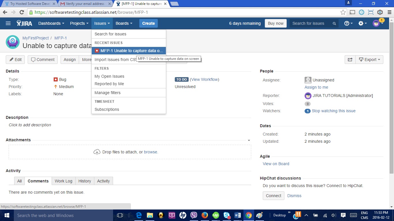 Introduction To JIRA An Issue And Project Tracking Tool
